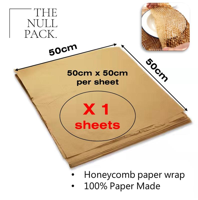 NULLPACK (50cm x 50cm) Biodegradable Honeycomb Paper Wrap 80 - TikTok ...