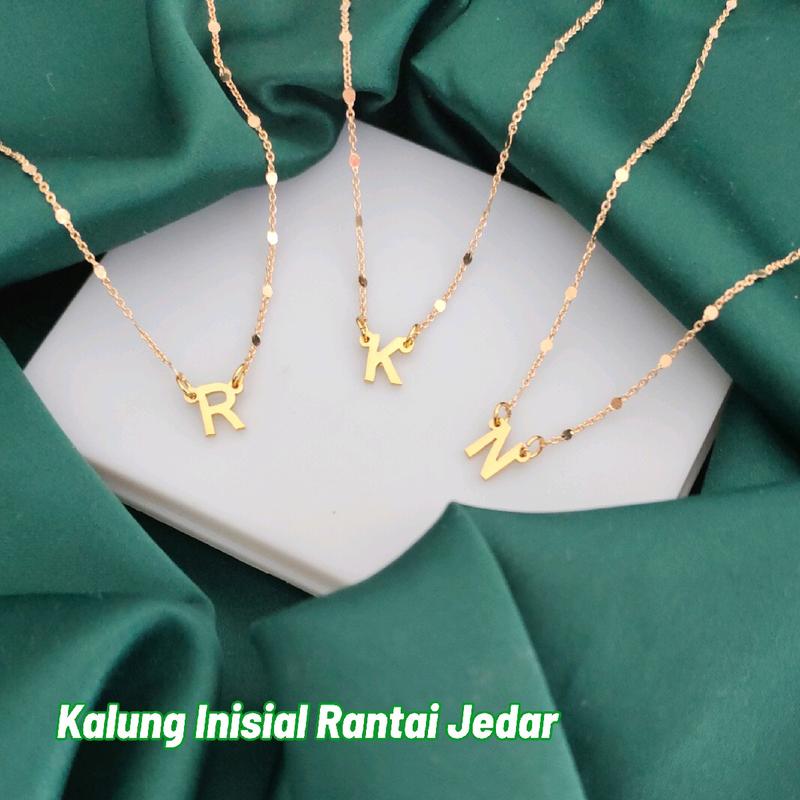 KALUNG INISIAL RANTAI JEDAR - Shop | Tokopedia