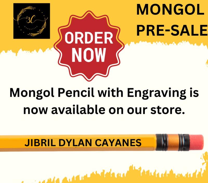 Personalized Original Mongol #2 & XL Engrave Pencil, Authentic - TikTok ...