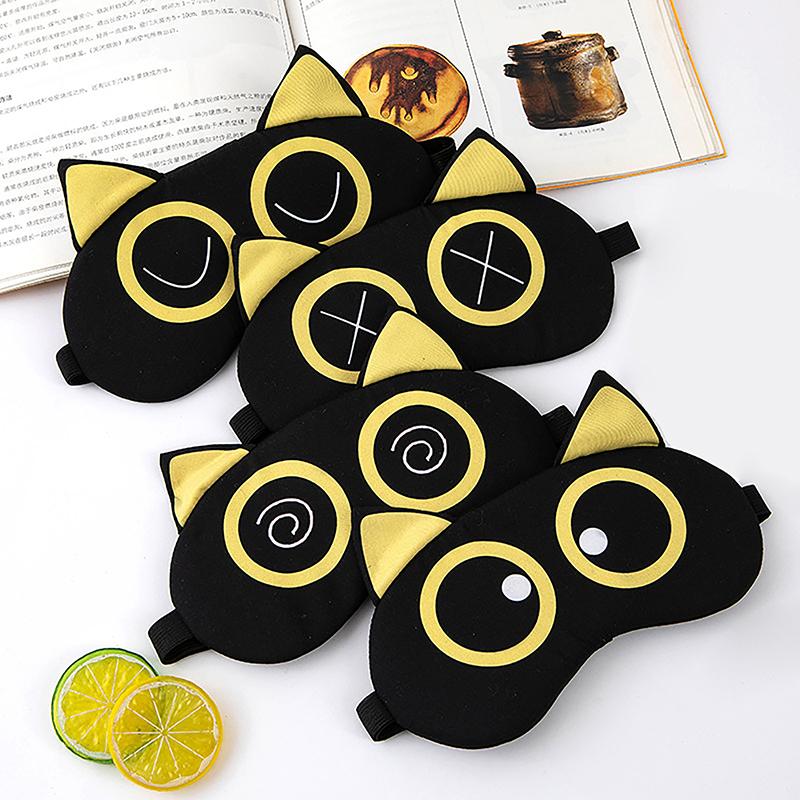 Cartoon Sleep Eye Mask Cute Funny Anime Eye Cover Sleeping Mask ...