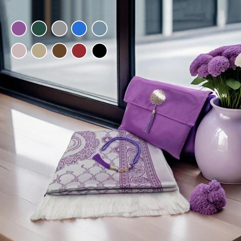 3pcs/set 70x110cm Muslim Prayer Mat Set Prayer Rug+ Prayer Beads ...