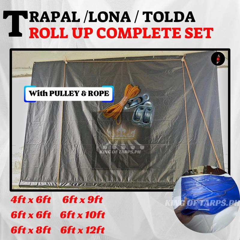 ROLL UP ROLL DOWN TRAPAL LONA PVC TARPAULIN COMPLETE SET WIT - TikTok ...