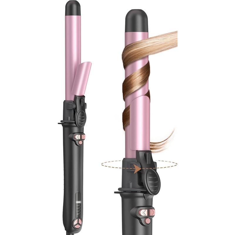 Self-Rotating Curling Iron Wand - 1" Automatic Hair Curler for - TikTok ...