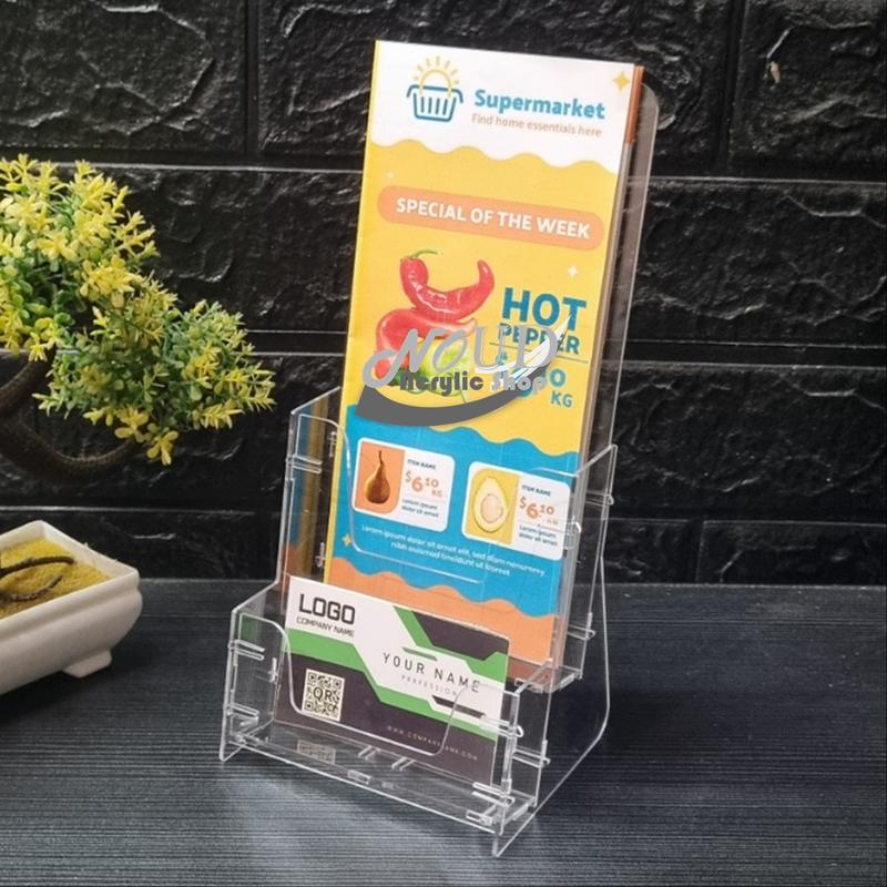 Tempat brosur Akrilik Acrylic standing leaflet dengan tempat - Shop ...