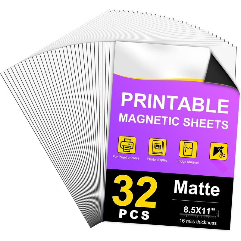 Printable Sheets, 32 count 8.5 x 11 Inch Flexible Sheets Matte - TikTok ...