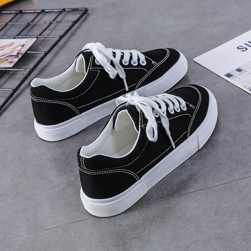 Kasut kanvas putih untuk wanita, Casual Shoes Sneakers， kasut - TikTok ...