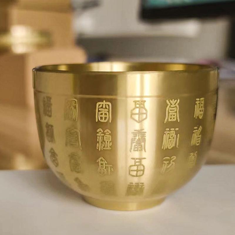 Pure Brass Baifu Cylinder Feng Shui Lucky Fortune Cornucopia - TikTok ...