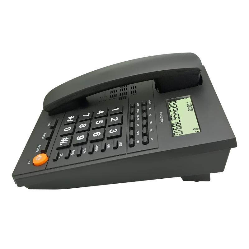 Telehone Large Buttton Caller LCD Display Speed Dial Alarm Phone ...