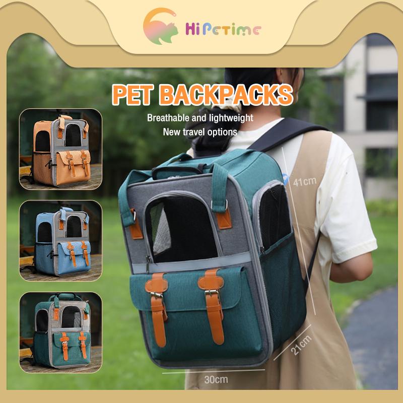 Pet backpacks, cats carrying cages in their hands, going out - TikTok ...
