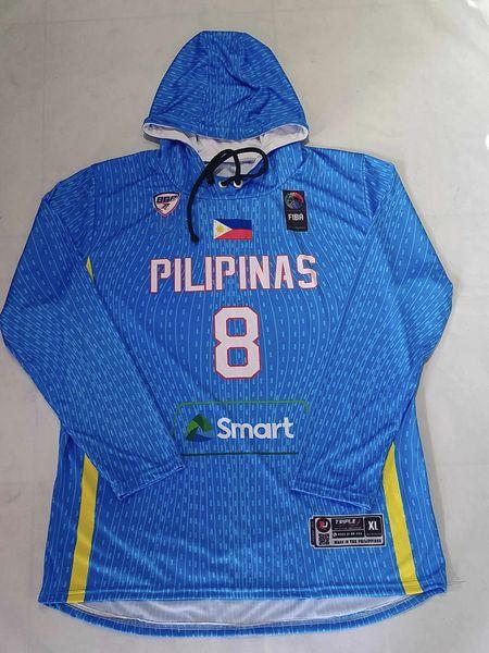 PILIPINAS LIGHT BLUE AND WHITE NEW HOODIE WARMER warmer basketball ...