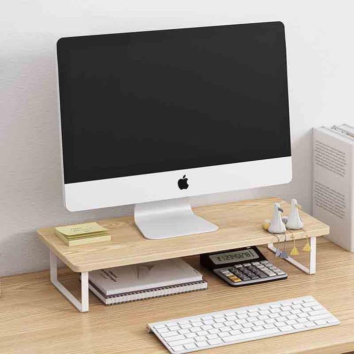 Jual Meja monitor stand layar laptop 80x25 cm meja monitor laptop rak ...