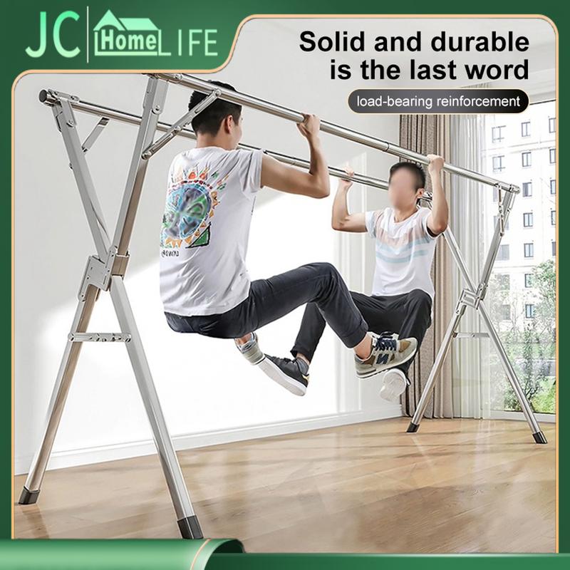 Foldable Sampayan Stainless Steel Clothes Rack Laundry Dryin - TikTok ...