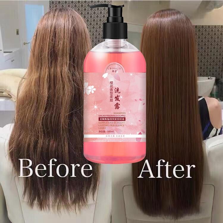 500ML Sakura Shampoo Original Cherry Blossoms Moisturizing Smoothing ...