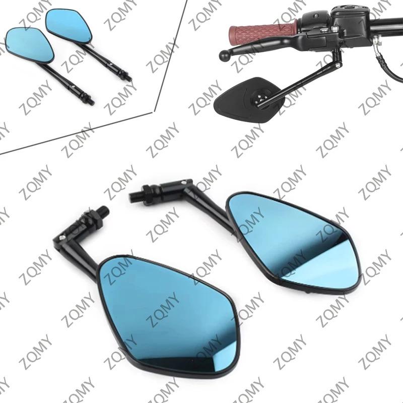 8MM 10MM CNC Aluminum Motorcycle Mirror Rearview Rear View Side Mirrors ...