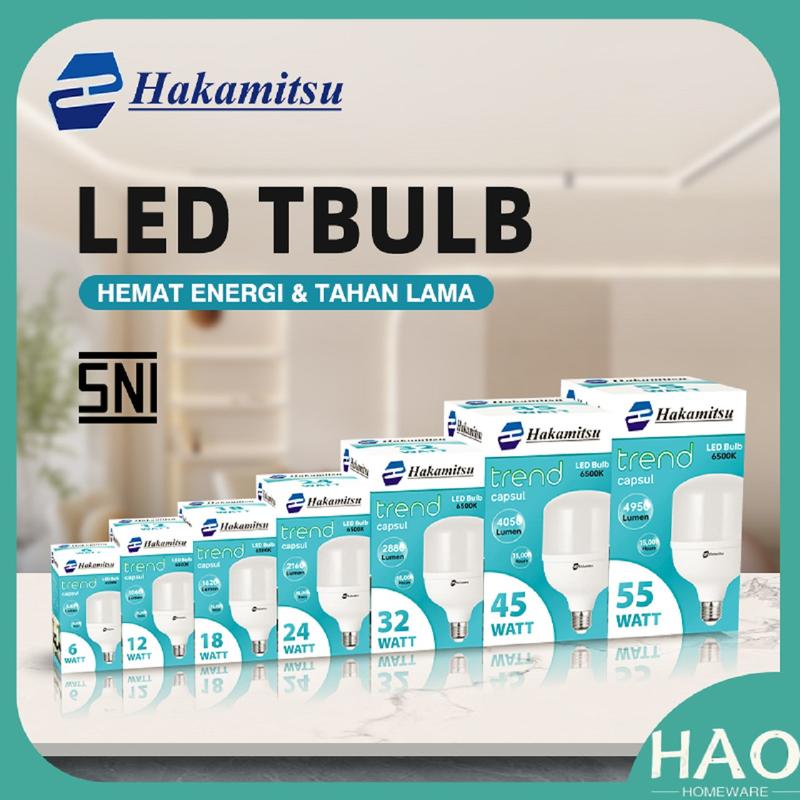 [HAO] Lampu Hakamitsu Trend Capsul TBulb 6w 12w 18w 24w 32w 45w 55w ...