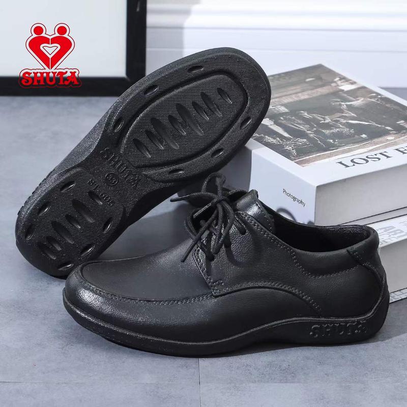 [SHUTA OFFICIAL]2024 New Black shoes for School Boys students - TikTok ...