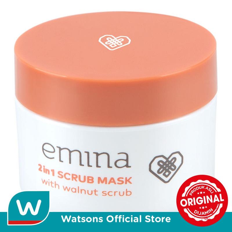 Emina 2 in 1 Scrub Mask 50ml - Shop | Tokopedia