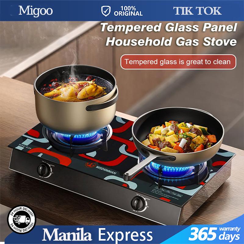 Migoo Gas Stove double burner energy-saving desktop gas range - TikTok ...