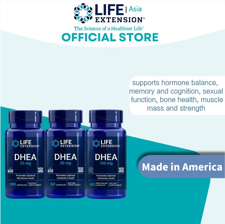 LIFE EXTENSION DHEA Dehydroepiandrosterone 100mg 60 vegetarian - TikTok ...