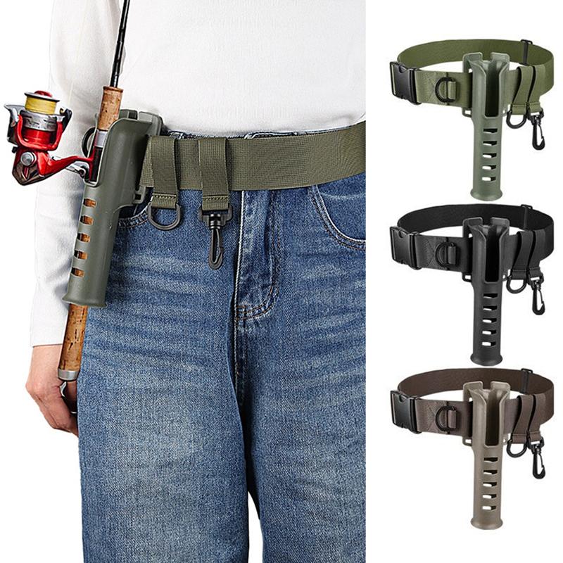 Portable Belt Rod Holder Fishing Gear Tackles Waist Wading Belts ...