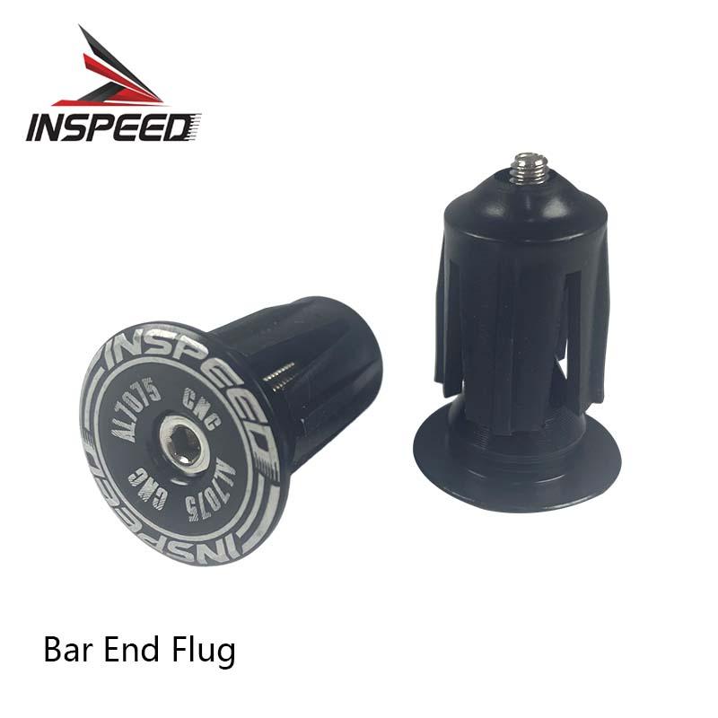 INSPEED Bar End Plugs Aluminum Bicycle Handle bar Expanding Locking ...