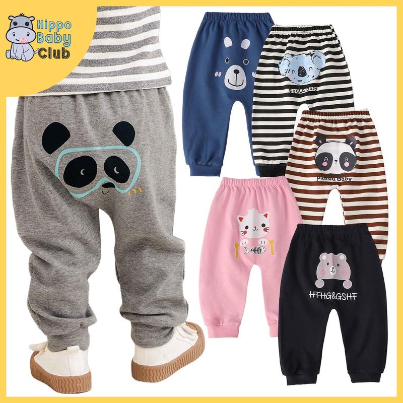 (3m-4yrs) Baby Children Long Pants Kids Cotton Casual Cartoo - TikTok ...