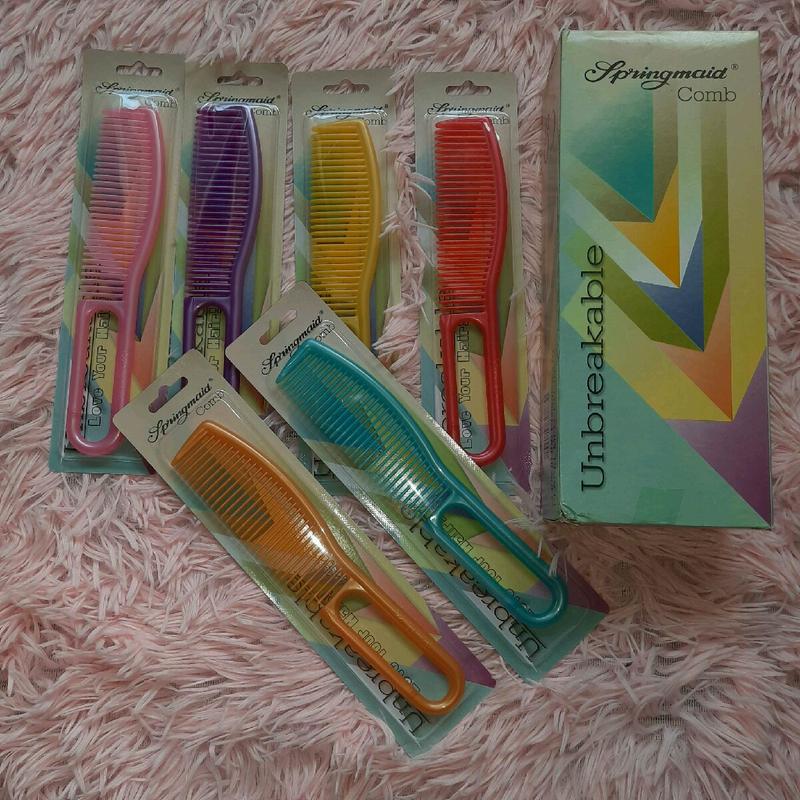 Unbreakable Comb Suklay Springmaid Comb Combs Convenient Hai - TikTok ...