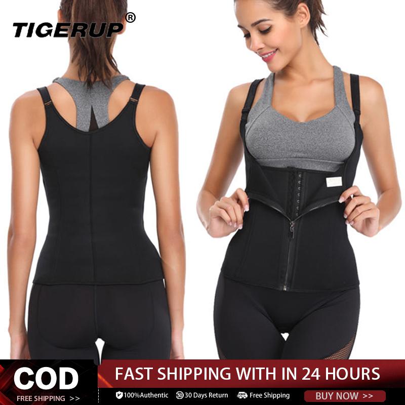 Women Girdles Belly Shaper Strap Zipper Shapewear Control Corset ...