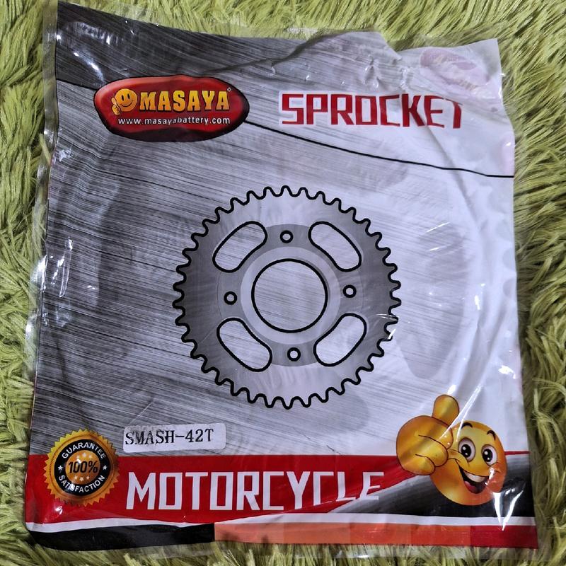 SMASH Sprocket 42T 40T 38T 36T 34T 32T Motorcycle - TikTok Shop Philippines