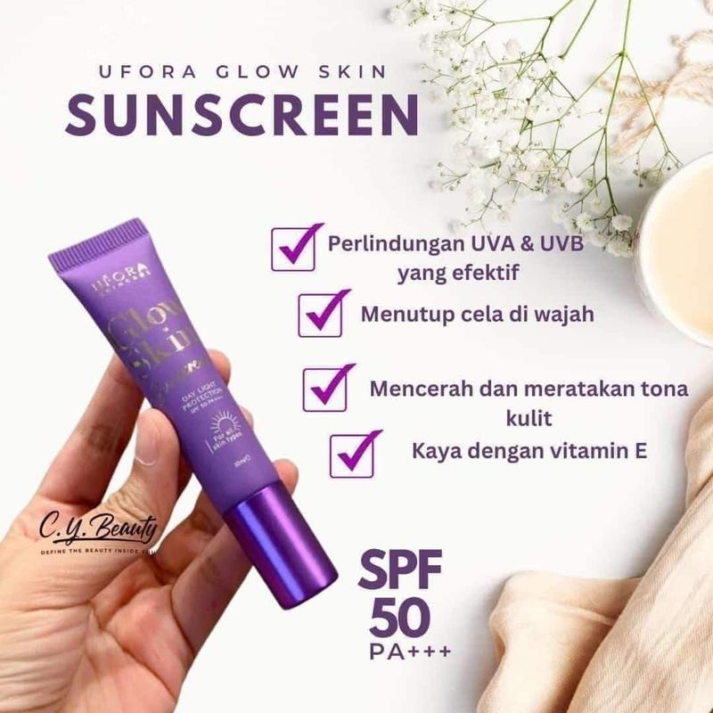 Sunscreen Ufora SPF50 Facial Skincare - TikTok Shop Malaysia