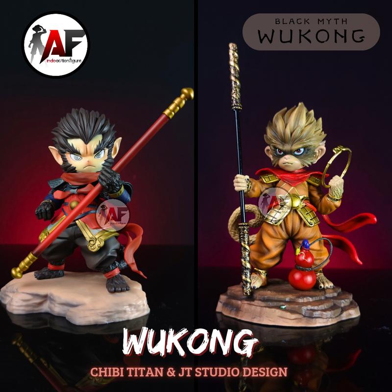 Action Figure Wukong Chibi Titan & Gold JT Studio Studio Design - Shop ...