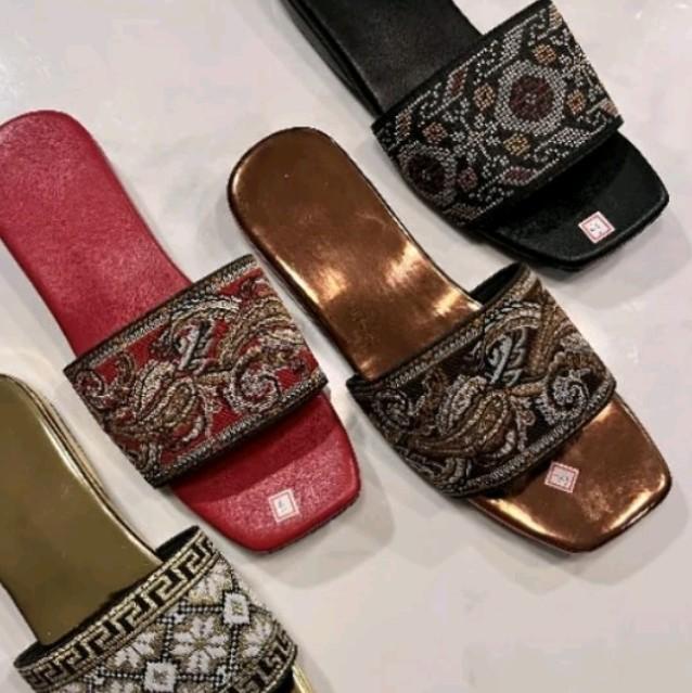 Nanay Mila's Ethnic design Marikina made flats - TikTok Shop Philippines