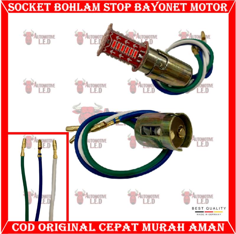 ORIGINAL SOCKET LAMPU REM MOTOR FITTING LAMPU REM SOCKET BOHLAM - Shop ...