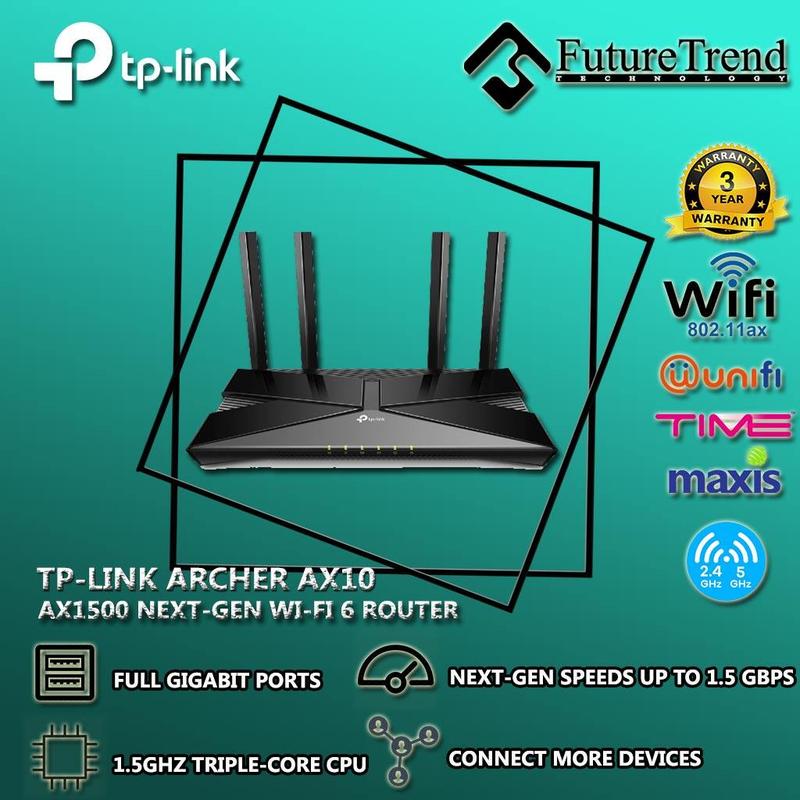 TP-Link Archer AX10 AX1500 Wi-Fi 6 Router - TikTok Shop Malaysia