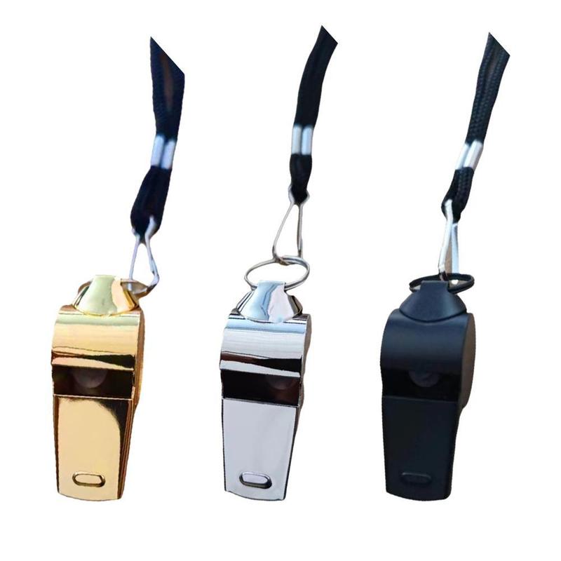 304 Stainless Steel Whistle Wild Survival Neck-whistling Referee ...