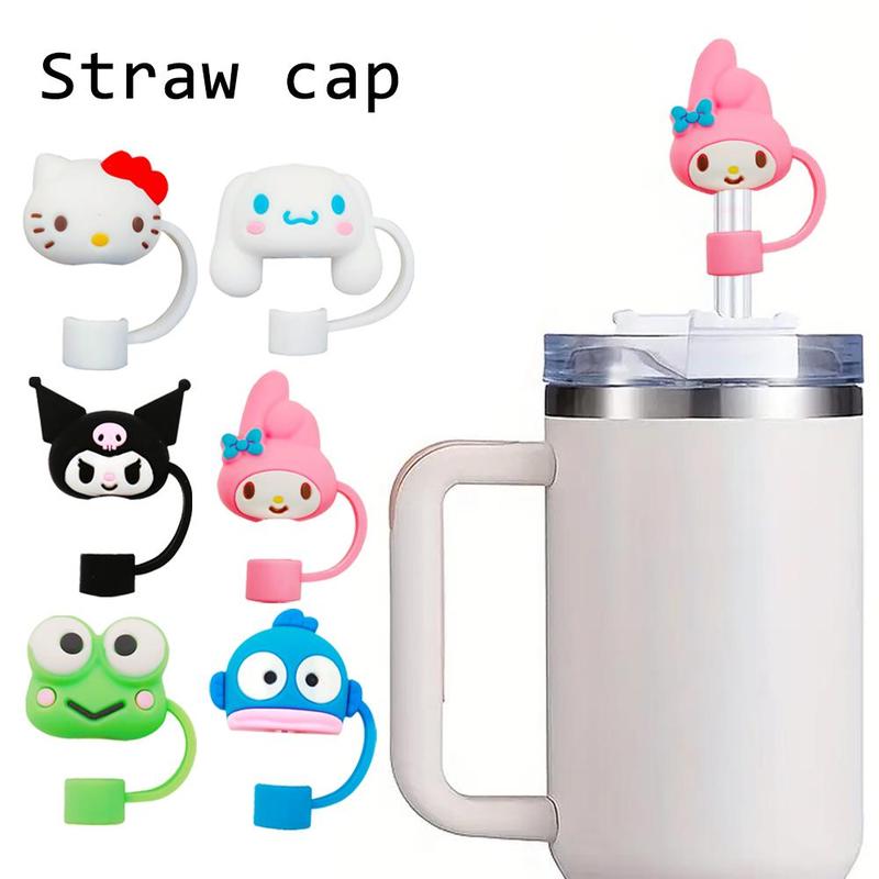 Penutup Straw, Saiz 10mm, Reka Bentuk Kartun, Penutup Habuk, - TikTok ...