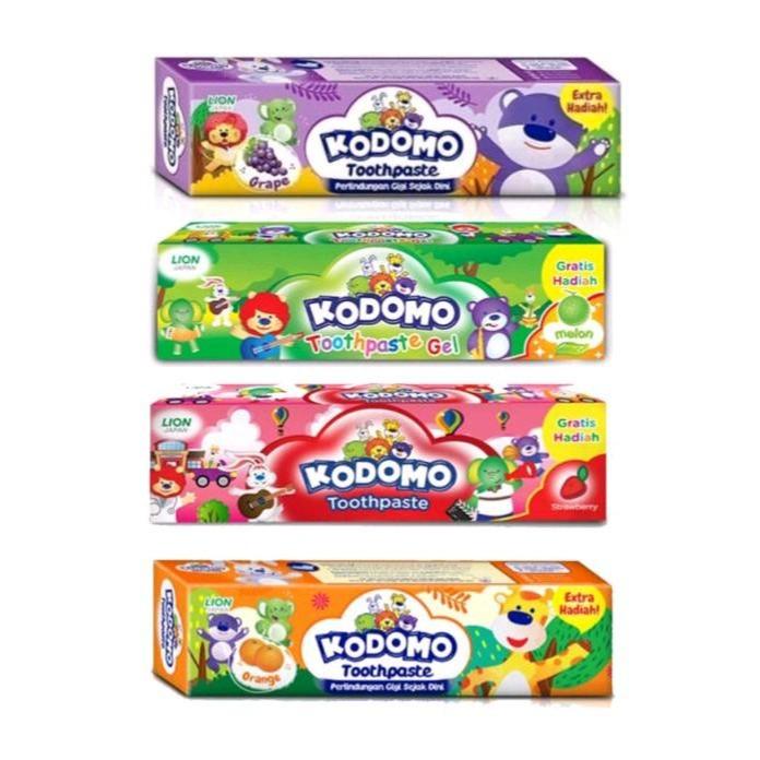 [PAKET 3] KODOMO Toothpaste perlindungan gigi sejak dini 45g,rasa ...