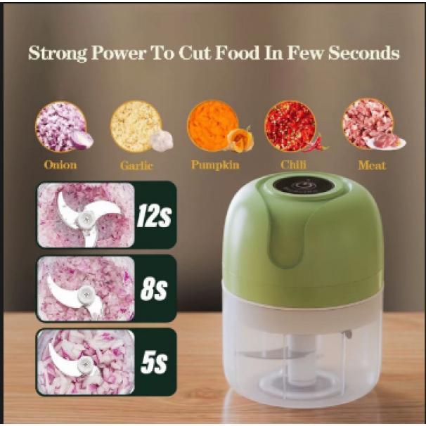 tric Garlic Portable ChopperI Mesin Pengisar Daging & Sayur Minii ...