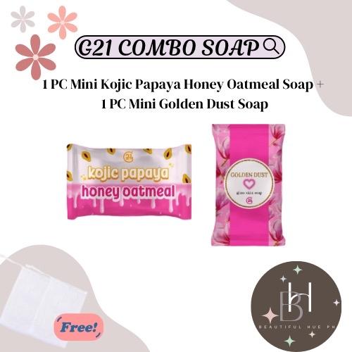 G21 Mini Combo Soap (Kojic Papaya and Honey Oatmeal Duo Body - TikTok ...
