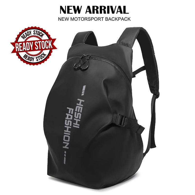Beg Helmet Lelaki Beg Kalis Air Beg Belakang Motorcycle Ride - TikTok ...