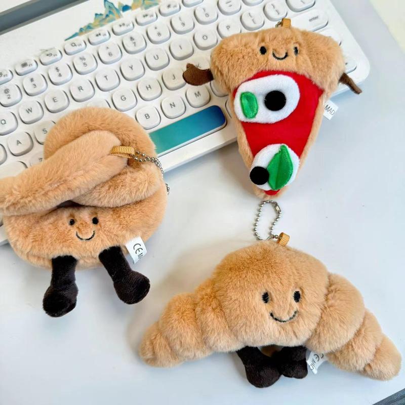 Jelly Cat Plush Toys, Fun And Cute Croissants Pizza Rolls Bread ...