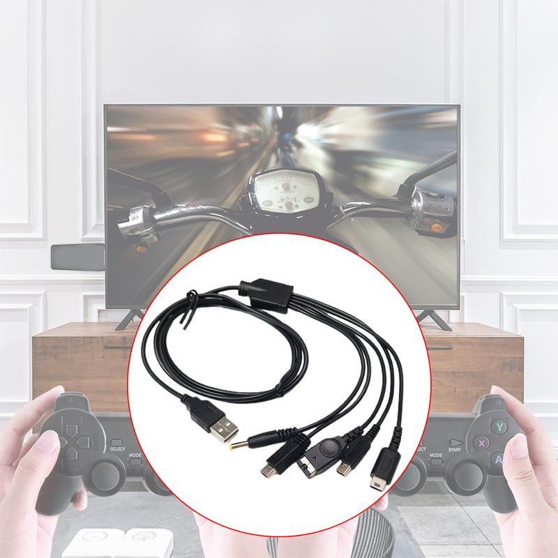 1.2m 5 in 1 USB Charger Cable Fast Charging Cord for GBA SP/3DS/for ...
