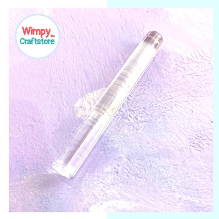 Akrilik Roller Clay Rolling Pin Acrylic Roller Clay Alat Clay Fondant ...