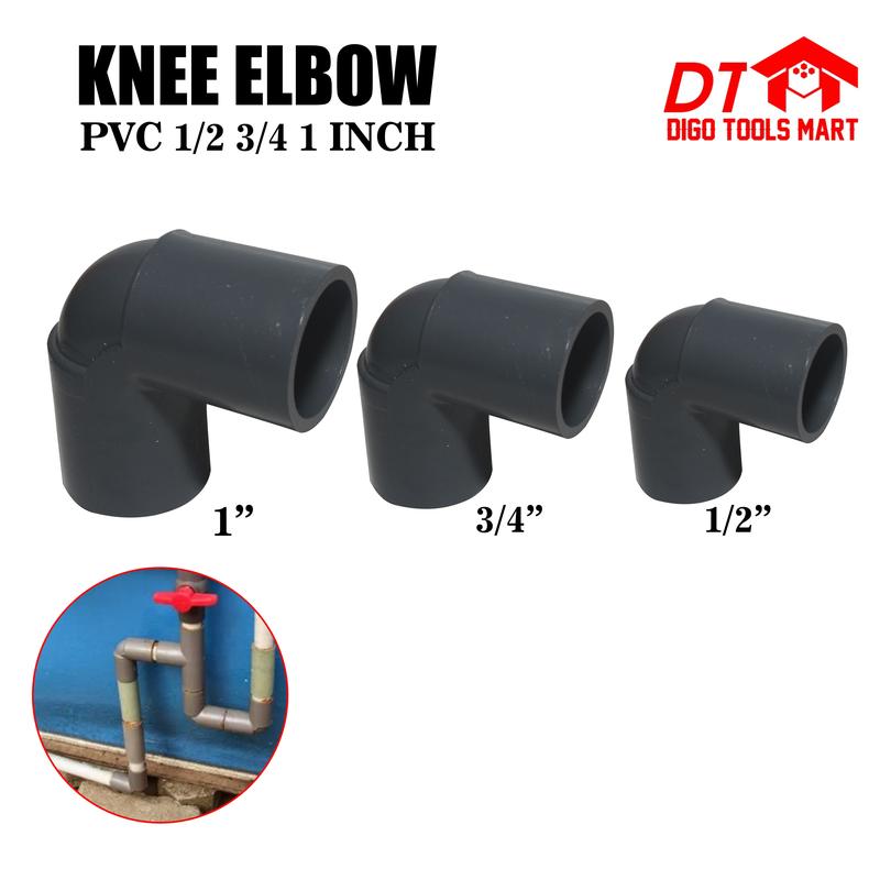 Knee Elbow L PVC Keni Polos Ukuran 1/2 Inci 3/4 Inci 1 Inci - Shop ...