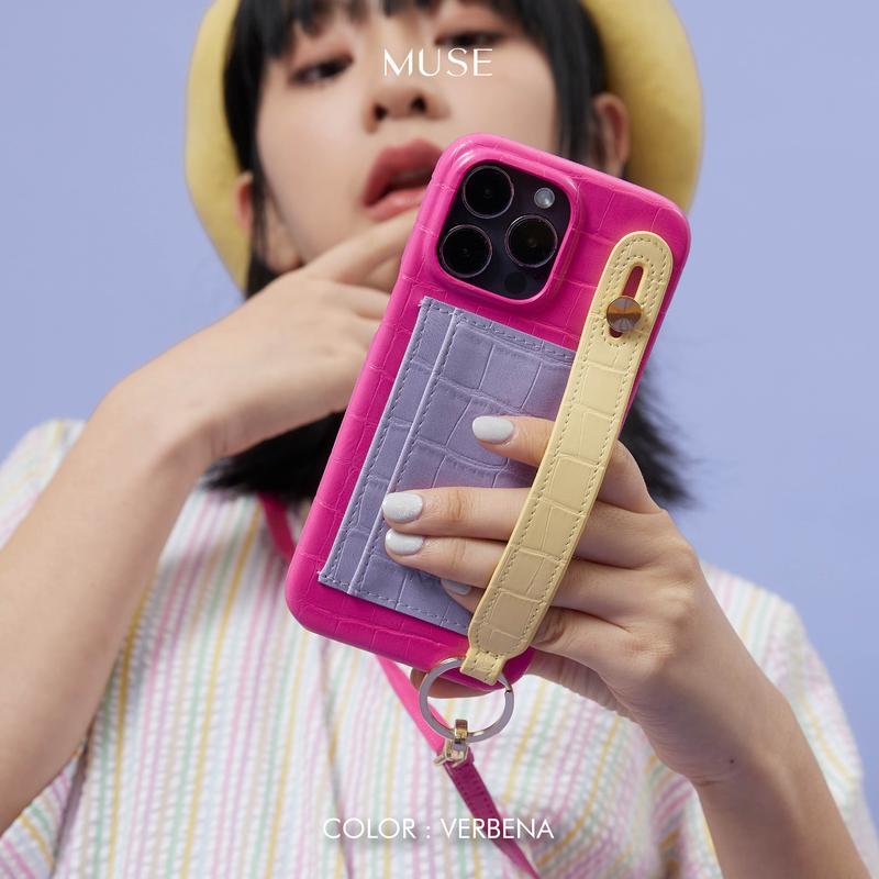 (15 series) MUSE 3Tone Hand Strap Phone Case - TikTok Shop Thailand