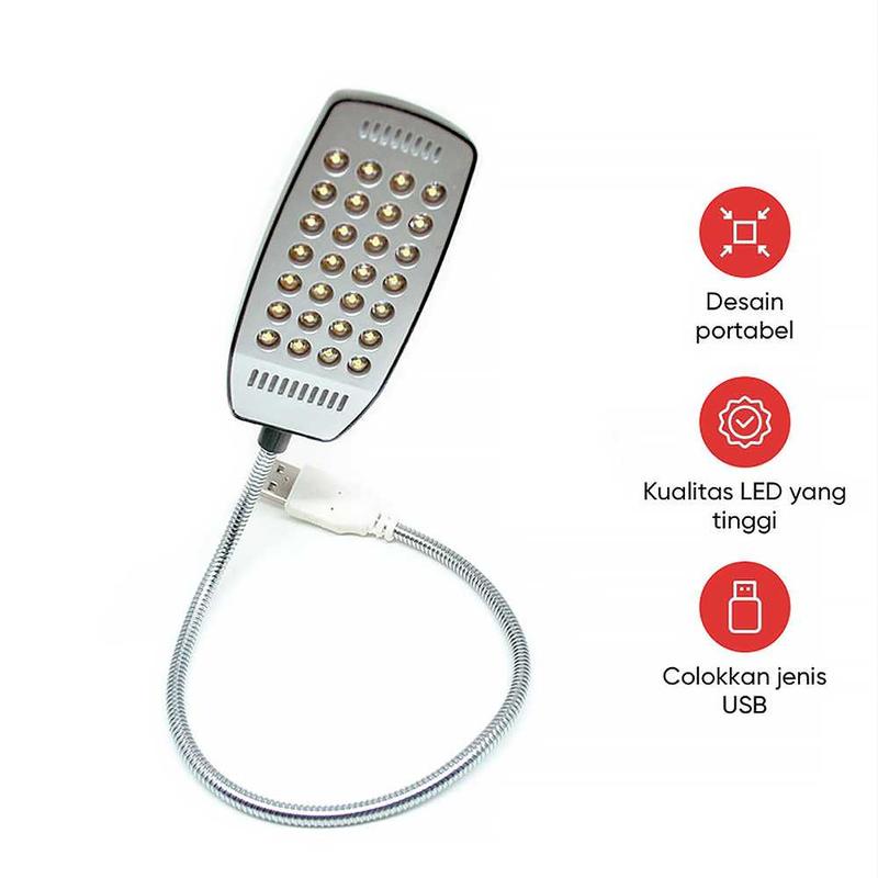 Lampu Baca Mini LED USB Cool White 1.5W with Switch - Shop | Tokopedia