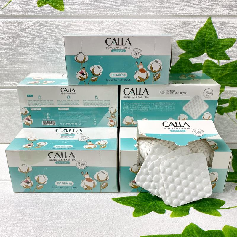 Bông Tẩy Trang 80 Miếng/ Hộp Hạt Massage CALLA Tất cả các loại - TikTok Shop Vietnam