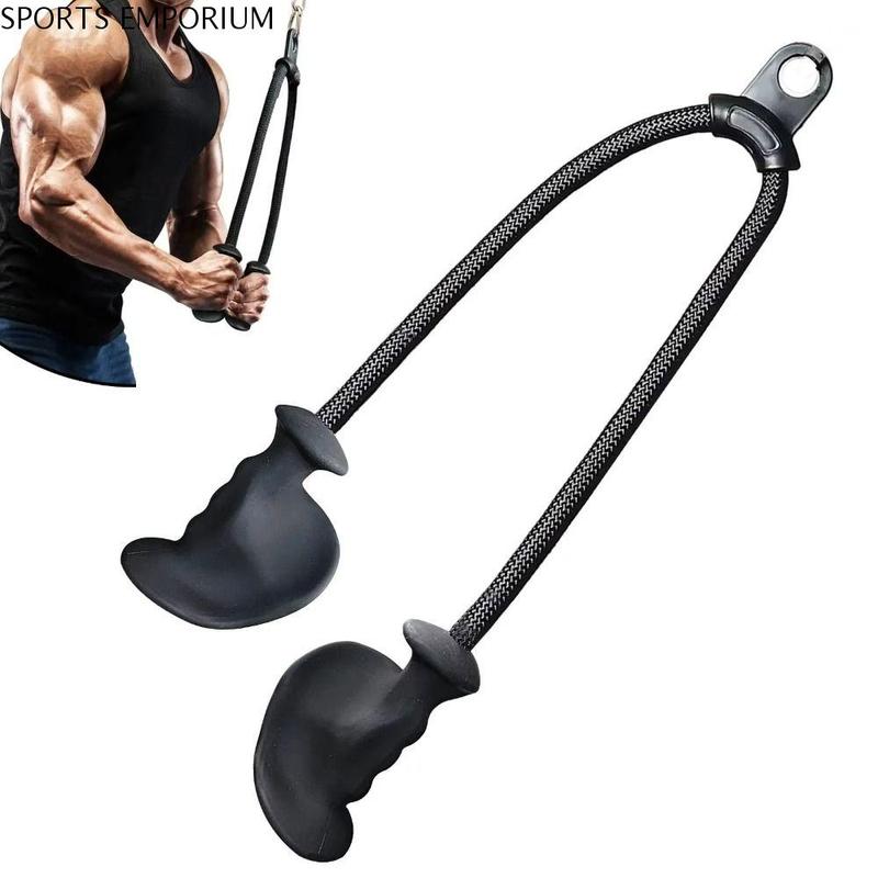 SPORTS EMPORIUM Tricep Rope Ergonomic Fitness Pull Rope Isolation ...