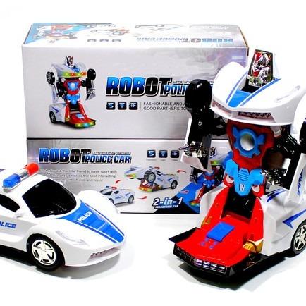 ROBOT TRANSFORM POLISI MOBIL BERUBAH JADI ROBOT Mainan anak - Shop ...