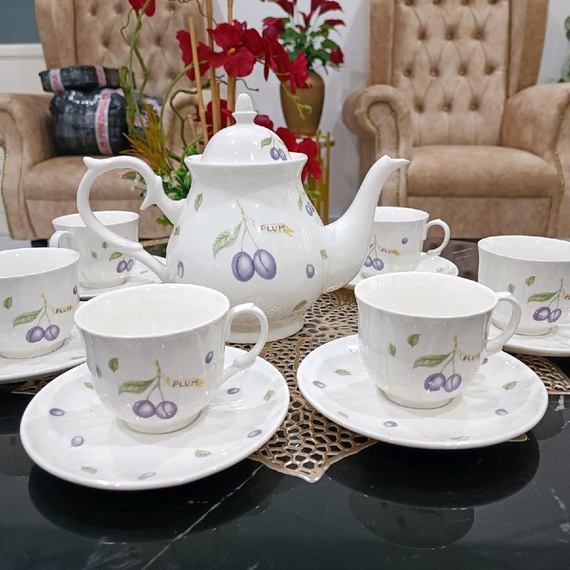 teaset ala bunga corelle plum - TikTok Shop Malaysia